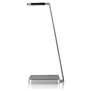 LUXA2 E-One Silver Solid-Metal Aluminum Universal Gaming Headphone Stand/Hanger/Holder for Beats, Senheiser, Sony, Bose, Philips, Audio-Technica, Plantronics, Shure, Jabra, JVC, JBL, AKG, DJ, Gaming Headsets Display HO-HDP-ALE1SI-00