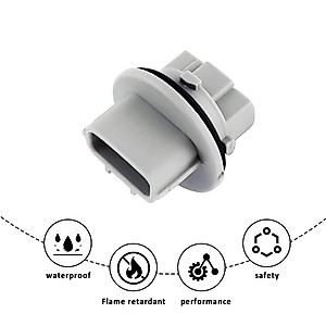 2Pcs Turn Signal Socket,Replaces OEM#90075-60060 Front Turn Signal Bulb Socket Compatible with Toyota 4Runner Tundra Tacoma Sequoia,Professional Car Accessories Turn Signal Assembly