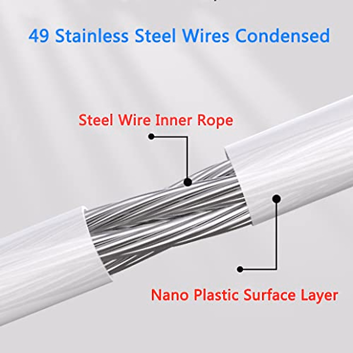 Retractable Clothesline, Adjustable 19.7 Feets Stainless Steel 3 Clothes line Hotel Style Heavy Duty, Wall Mounted Method Rope String, ABS case+Aluminum Clothesline for Indoor Outdoor Black