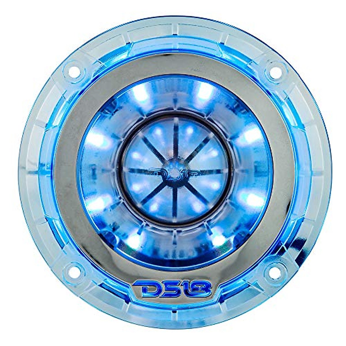 DS18 PRO-TW4L RGB Super Tweeter - 1.75", Polycarbonate Frame and Titanium Diaphragm, 560W Max, 280W RMS, 4 Ohms, Built in Crossover - PRO Tweeters are The Best in The Pro Audio Market (1 Speaker)