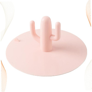 2pcs Bathtub Stopper for Bathroom Round Cactus Shape Plug Silicone Sink Cover Creative Sink Plug Kitchen Accessories Silicone Sink Plug