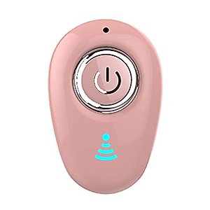 Gilroy Bluetooth Earbud, Single Wireless Earphone, Mini Bluetooth Headset Hands-Free Car Headphone, Bluetooth Earpiece for Smart Phones PC TV Audiobook Rose Gold