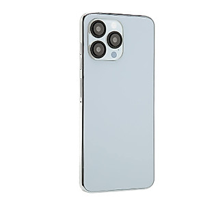 ciciglow 6.1 Inch Mobile Phone, I14 Promax Smartphone, 4GB RAM 64GB ROM, 8MP+16MP Camera, MT6889 Ten Cores, 7000mAh, Support Face ID, WiFi, FM, GPS (White)