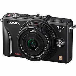 Panasonic Lumix DMC-GF2 12 MP Micro Four-Thirds Mirrorless Digital Camera with 3.0-Inch Touch-Screen LCD and 14-42mm Lens (Black)