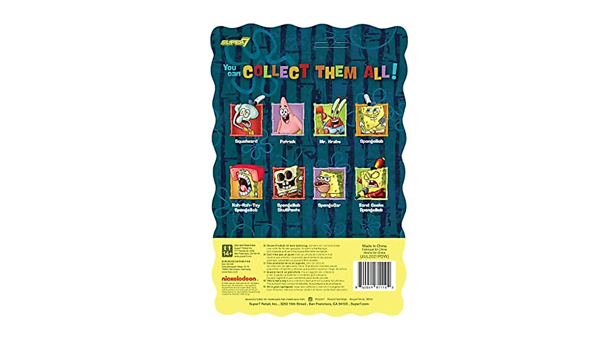 SpongeBob Band Geeks Reaction Wave 2 Action Figure - Collect Now