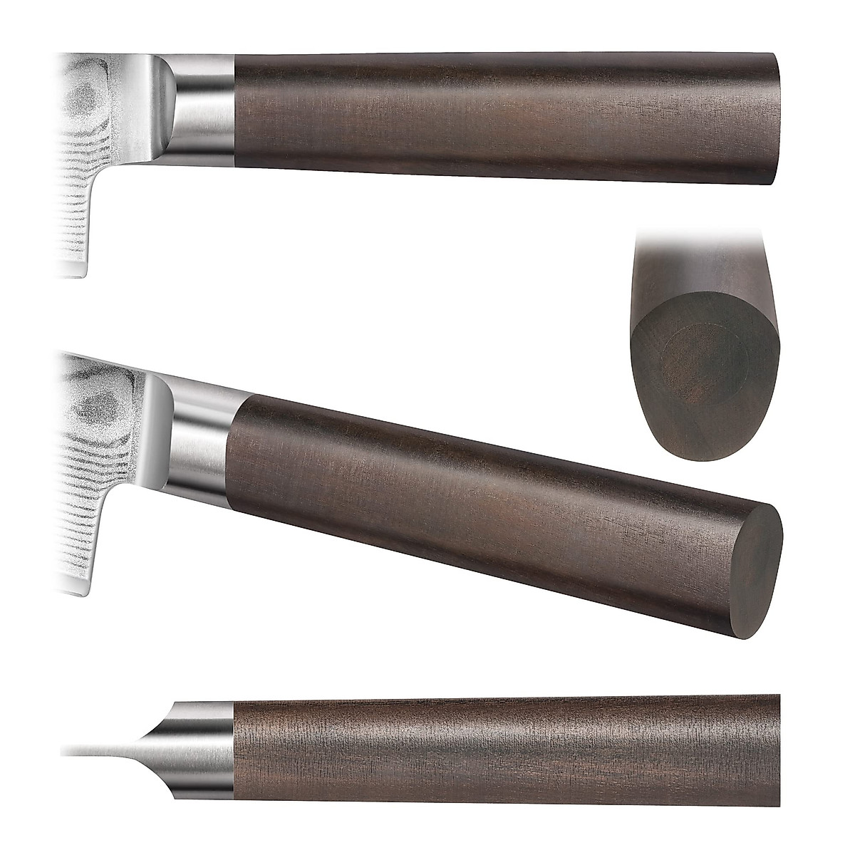 Cangshan HAKU Series 501059 X-7 Damascus Steel Forged 7-inch Kiritsuke Knife with Sheath