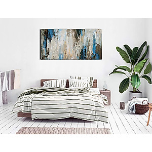 arteWOODS Abstract Wall Art Canvas Pictures Wall Decor Modern Abstract Artwork Contemporary Wall Art Decor for Bedroom Living Room Bathroom Kitchen Office Home Framed Ready to Hang 20" x 40"