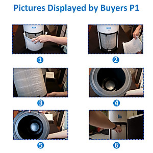 Tablenco for LEVOIT LV-H133 Air Purifier Replacement Filter Set -H13 True and Activated Carbon Filters -Compatible with Tablenco LV-H133-RF Filter Set for 3-in-1 LV-H133 Air Purifier