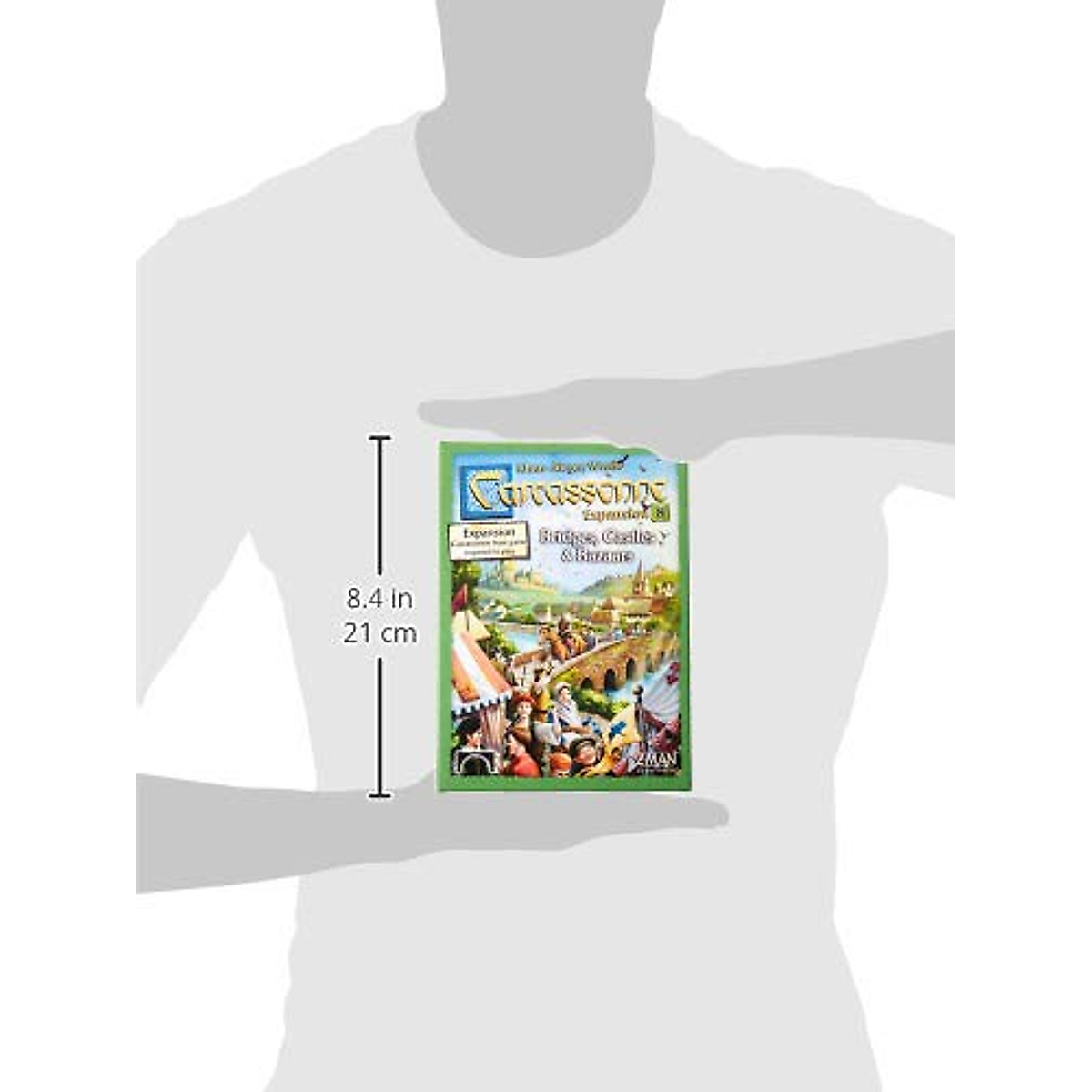 Carcassonne Bridges, Castles & Bazaars Board Game EXPANSION - New Paths and Auctions Await! Medieval Strategy Game for Kids and Adults, Ages 7+, 2-6 Players, 50 Minute Playtime, Made by Z-Man Games