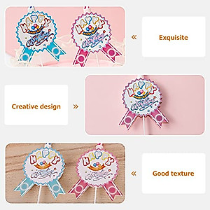 4pcs Candle Birthday Singing Pink LED Insert Decoration Fancy Cuake Gender Music Party Happy Dessert Supplies Powered with Reusable Reveal Cake Shower Unique Baby Picks Food for