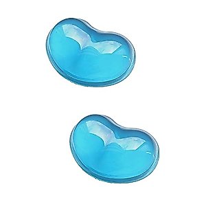Ciieeo 2pcs Gel Wrist Rest Wrist Cushion Heart Shaped Wrist Rest Office mat Computer mat Wrist Rest pad Cool Hand Pillow Laptop Wrist Rest Keyboard Wrist Support Non-Slip Wrist Pillow 3D