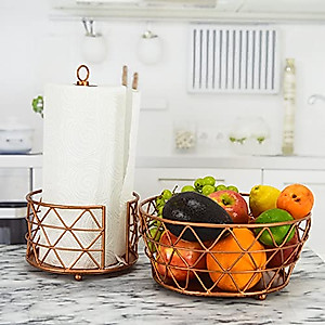 Martha Stewart Copper Wire Paper Towel Holder