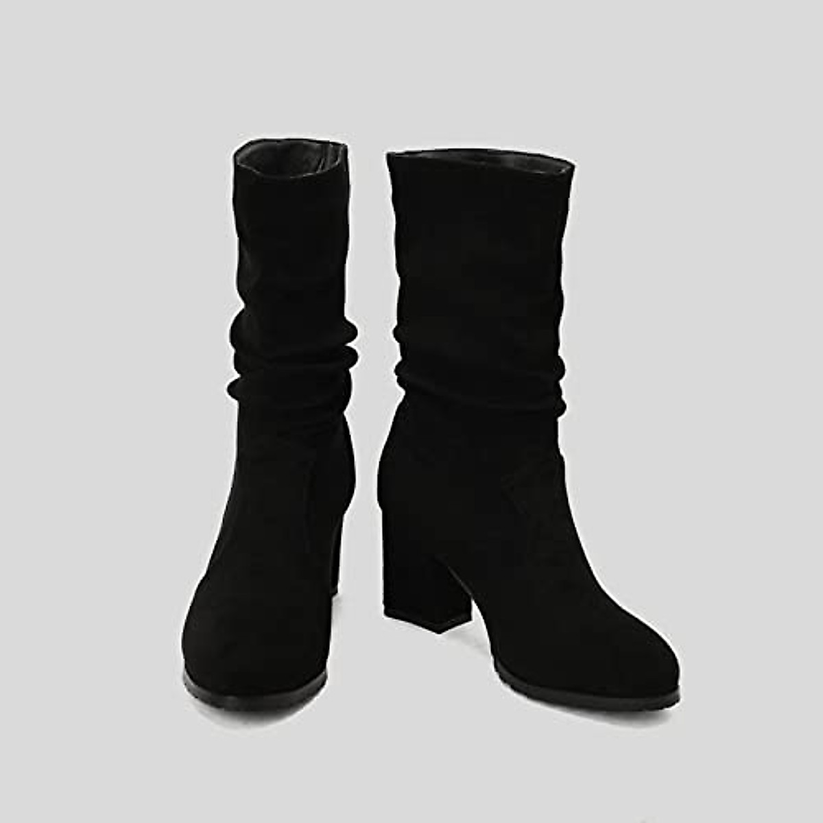 Guldnds Stiletto Ankle Boots for Women Ladies Boot Fashion Motorcycle Boots Mid Boots Casual Shoes Mall Shoes