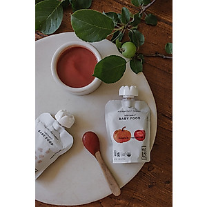 White Leaf Provisions Biodynamic Organic Baby Food Pumpkin + Nectarine (6 (90g) Pouches)