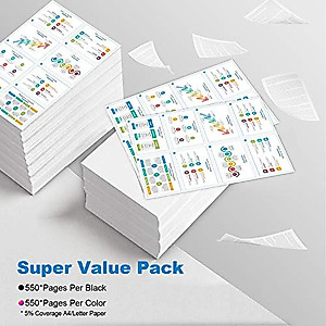 GALADA Compatible Ink Cartridge Replacement for Brother LC201 LC203 XL LC203XL for MFC J480DW MFC J485DW MFC J880DW MFC J460DW MFC J4620DW MFC J4420DW MFC J5520DW MFC J680DW Printer 10 Pack