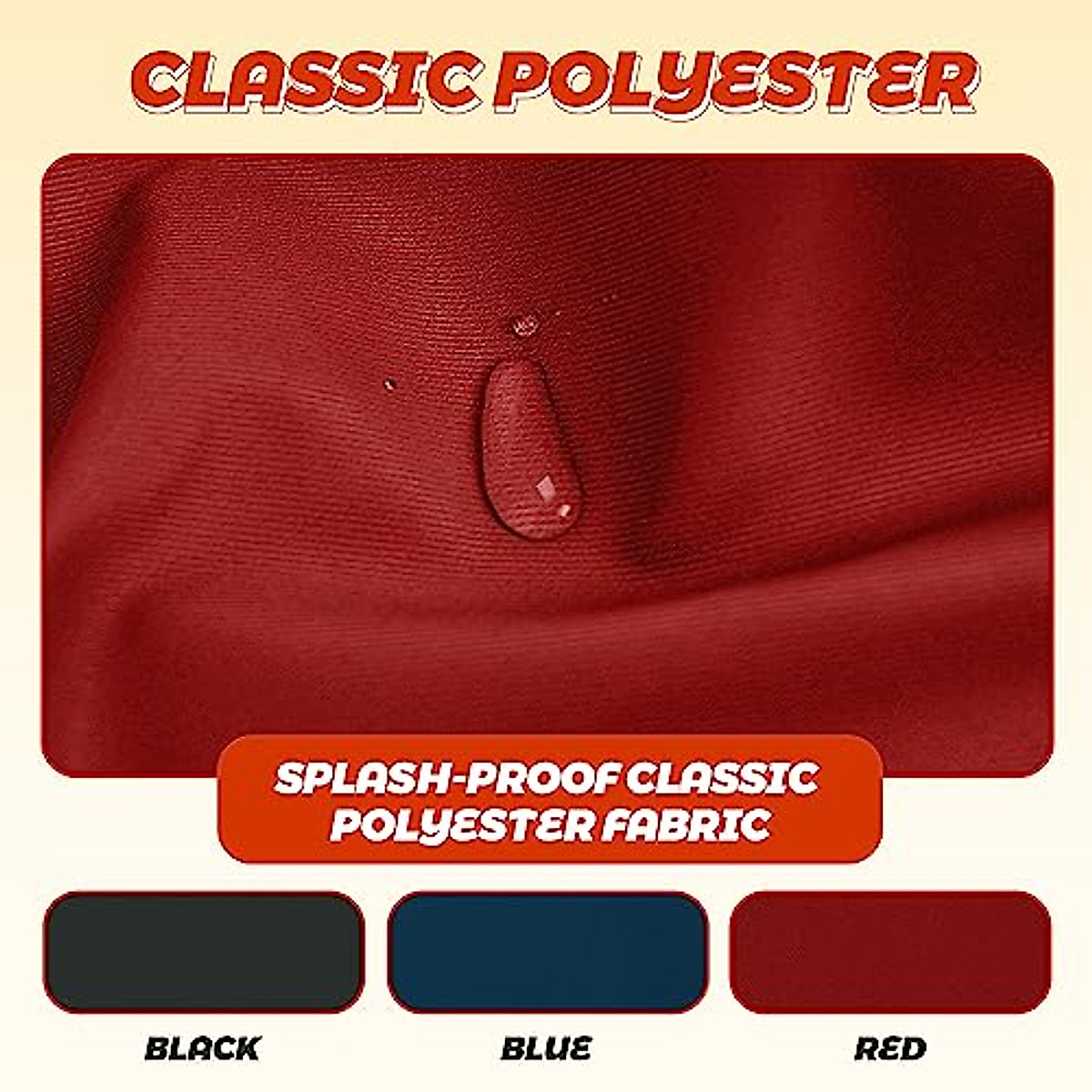 mudilun 19x19x3inch Outdoor Chair Cushions Double Piping with Carrying Handle Patio Furniture Cushions Outdoor with Zipper Waterproof Seat Cushions Set of 2 Durable Garden Sofa Couch Chair Pads