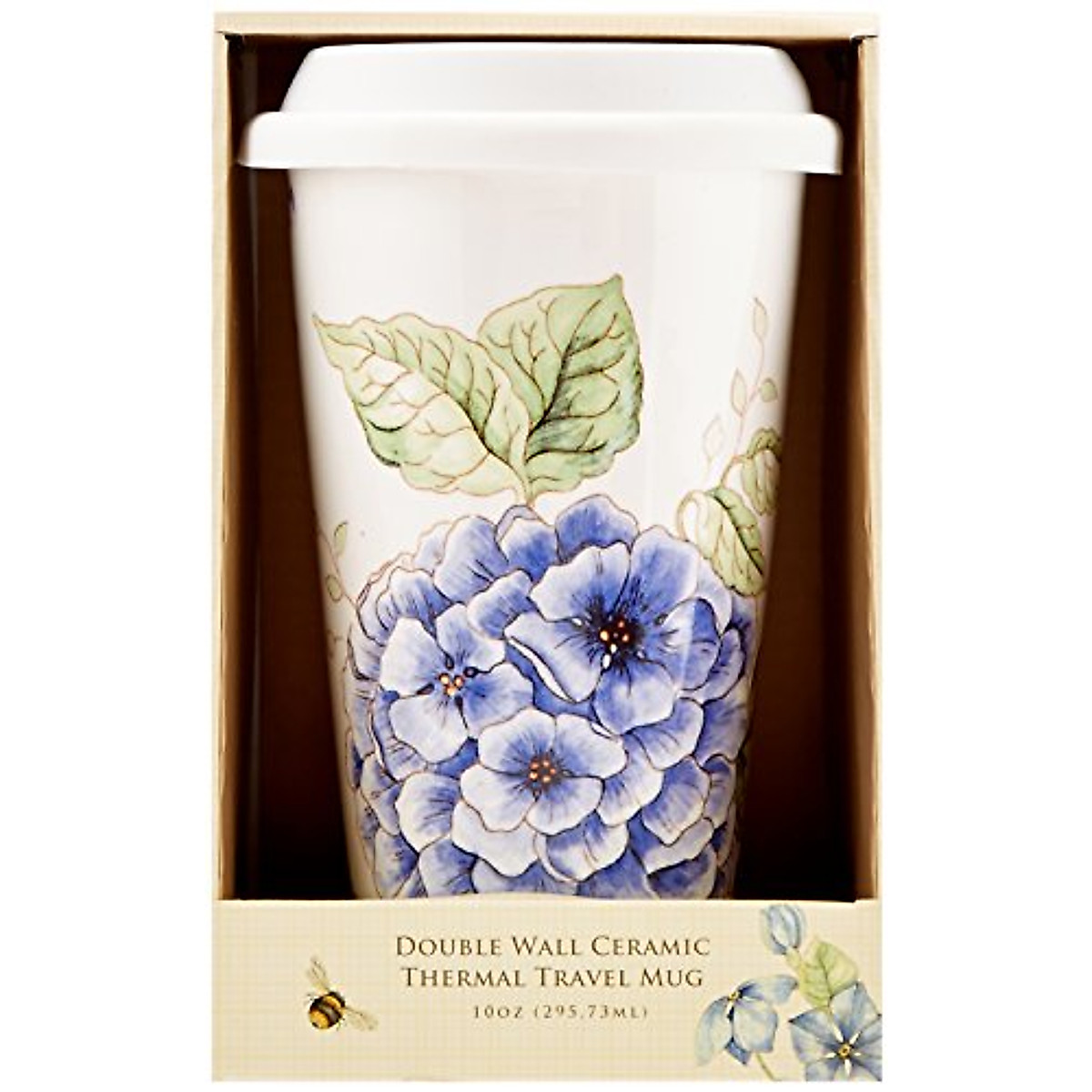 Lenox 846844 Butterfly Meadow Blue Thermal Travel Porcelain Mug