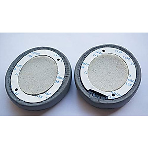 EarPads Leather Replacement Parts Compatible with Beats Solo 2.0 / Solo 3.0 Wireless/Wired On Ear Headphone Shock Yellow (Asphalt Gray)