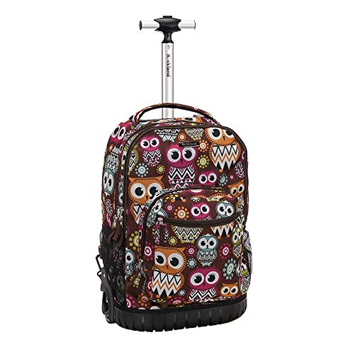 Rockland Single Handle Rolling Backpack, OWL, One Size