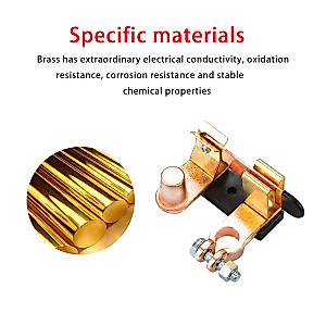 Top Post Knife Blade Master Switch, 12V 24V Battery Disconnect Switch, Isolator Power Shut Off Cut Off, Automotive Accessories Universal for Car, Marine, Boat, RV, ATV, Motorcycle