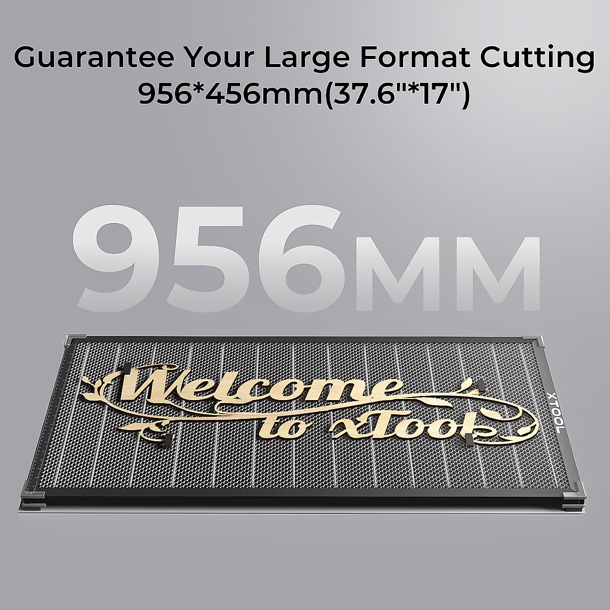 xTool Extension Honeycomb Panel for xTool D1/D1 Pro and Most Laser Engraver and Cutter, Fast Heat Dissipation and Desktop-Protecting for Laser Engraving Machine, Extending Working Area to 37.6"*17"