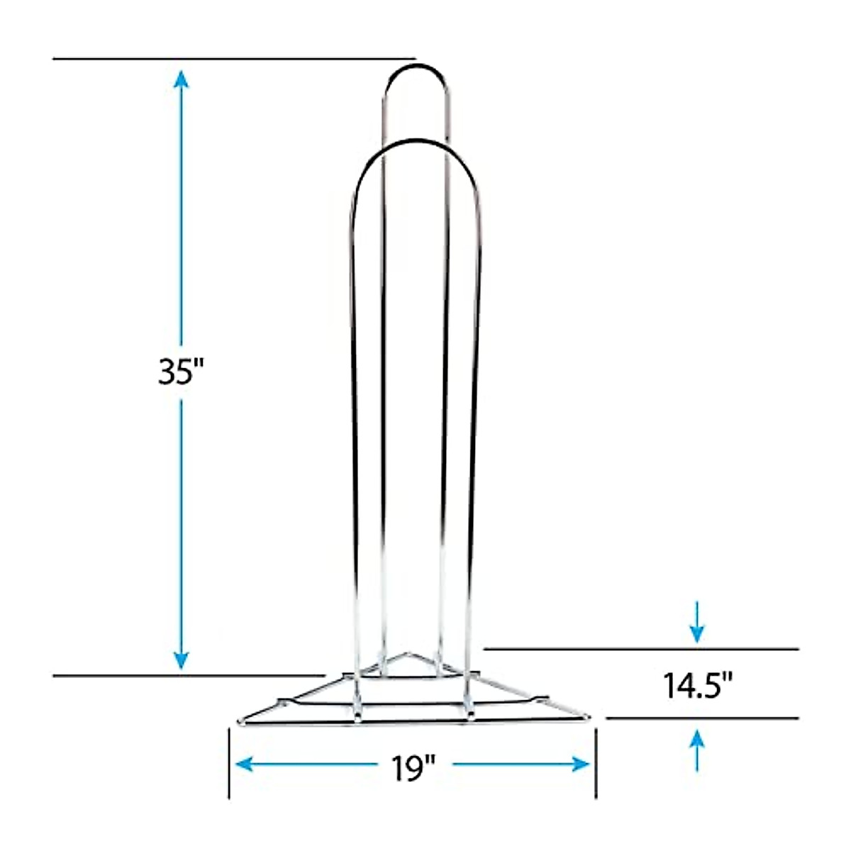 Chrome Hanger Stacker (Fits 50-75 Hangers) - Chrome Finish
