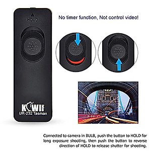 Kiwifotos Remote Control Shutter Release Cord for Sony A6000 A6100 A6600 A6500 A6400 A6300 A7IV A7III A7II A7 A7R V IV A7RIII A7RII A7R A7SIII A7SII A7S A1 A9 ZV-1 RX100 VII VI VA V III RX10 IV & More