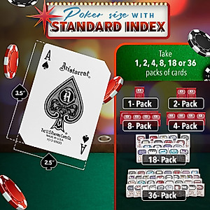 Las Vegas Style Playing Cards | Assortment of Nevada Casinos | May Include Dealer Markings | No Jokers | 8 Decks of Poker Cards