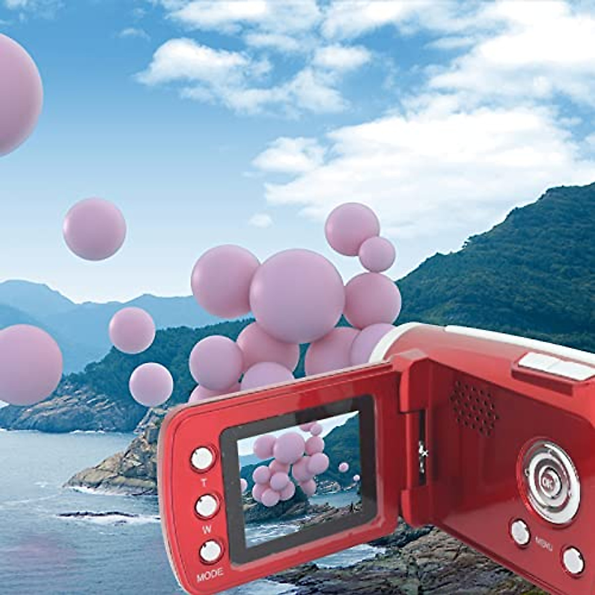 #8yLo96 Digital Video Camera 12 Million Pixels 1 8 Inch Student Children's Gift Camera Entry Level Camera 4X Digital Zoom Cam