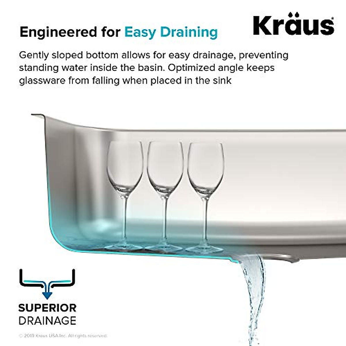 KRAUS KBU32 Premier 32-inch 16 Gauge Undermount 50/50 Double Bowl Kitchen Sink with Smart Low Divider
