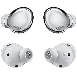 Samsung Galaxy Buds Pro, True Wireless Earbuds w/Active Noise Cancelling (Wireless Charging Case Included), Phantom Silver (International Version)