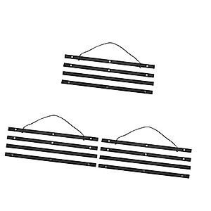 ARTIBETTER 12 Pcs Magnetic Scroll Wall Hanging Poster Holders Magnetic Pictures Magnetic Hanging Frame Artwork Hanger Magnetic Light Hanger Canvas Child Wood Magnetic Attraction Wire Rack