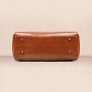 WPYYI Big Capacity Fashion Women Handbags Soft Leather Lady Tote Purse Work Shoulder Bag (Color : Brown)