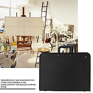 Painting Board Bag, A3 Drawing Sketch Board Storage Bag PVC Portable Painting Plate Bag Light Weight Art Portfolio Bag for Artist Student Art Work Portfolio