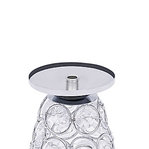 3pcs Crystal Cake Stand, Mirror Cake Tray Dessert Cupcake Pastry Candy Display Plate for Christmas Wedding Event Party Decoration (Silver)