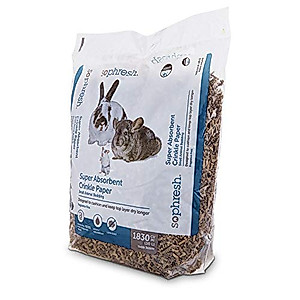 So Phresh Super-Absorbent Recycled Crinkle Paper Small Animal Bedding, 30 Liters