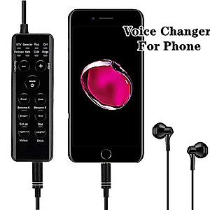 KOKITEA Voice Changer Headsets, Earbud Headphones, for Phone/PS4/Xbox/Switch/IPad/Computer/Laptop/Anchor/Cam Girl/Kids