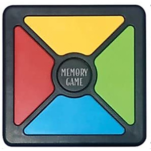 tingbowie Light Up Memory Game Handheld Electronic Toys Color Memorizing Classic Board Games Quiz Game with Lights and Sounds (907) (805)