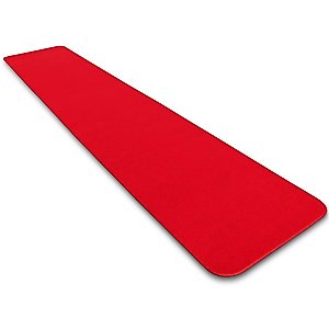 House, Home and More Red Carpet Aisle Runner - 3 Feet x 10 Feet