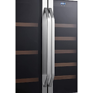 EdgeStar CWB1760FD 24 Inch Built-In Wine and Beverage Cooler with French Doors
