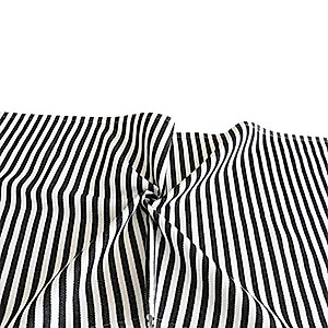 Lykia Turkish Hand Towel Set of 2 - Decorative Hand Towels for Bathroom and Kitchen - 100% Cotton 17x40 Inches - Great for Bath and Farmhouse Boho Style Housewarming Decor Gifts (Black and White)