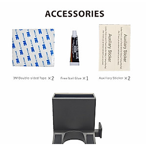 Charming Life Hair Dryer Holder Wall Mounted, Bathroom Space-Saving Blow Dryer Organizer, Self Adhesive Magnesium Aluminum Alloy Compatible for Dyson Hair Dryer Wall Mounted