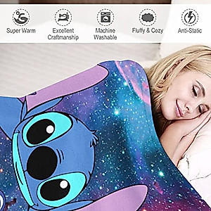 Cartoon Blanket Super Soft Flannel Throw Blanket Warm Comfortable Blanket Gifts for Kids Adults All Season 50"x40"