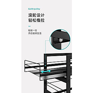 LEAYAN Under Sink Storage Rack, 2 Tier Under Cabinet Storage Rack for Laundry Kitchen Bathroom Under Sink Organizer Under Sink Rack Shelf, White 40x20x35cm