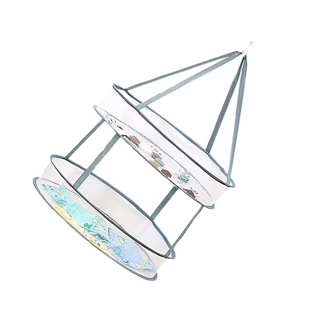 Zerodeko 2pcs Foldable Laundry Rack Dish Drying Rack Large Collapsible Drying Rack for Clothes Sweater Hanging Dryer Clothes Dryer net Foldable Clothes Drying Rack mesh Basket Dryer