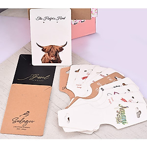 Printyourdream Custom Earring Display Cards,Necklace Hanging Cards