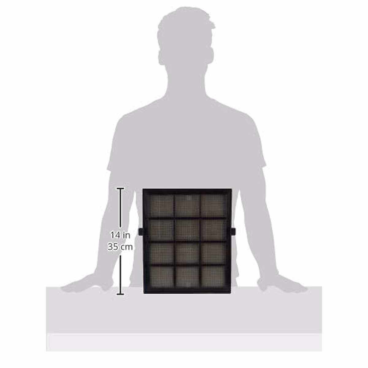 Genuine Winix 114090 Replacement Filter D for 9300 Air Purifier , Gray