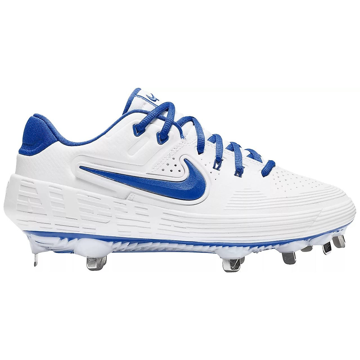 Nike Women's Zoom Hyperdiamond 3 Elite CS Softball Cleat (10, White/Game Royal-White)