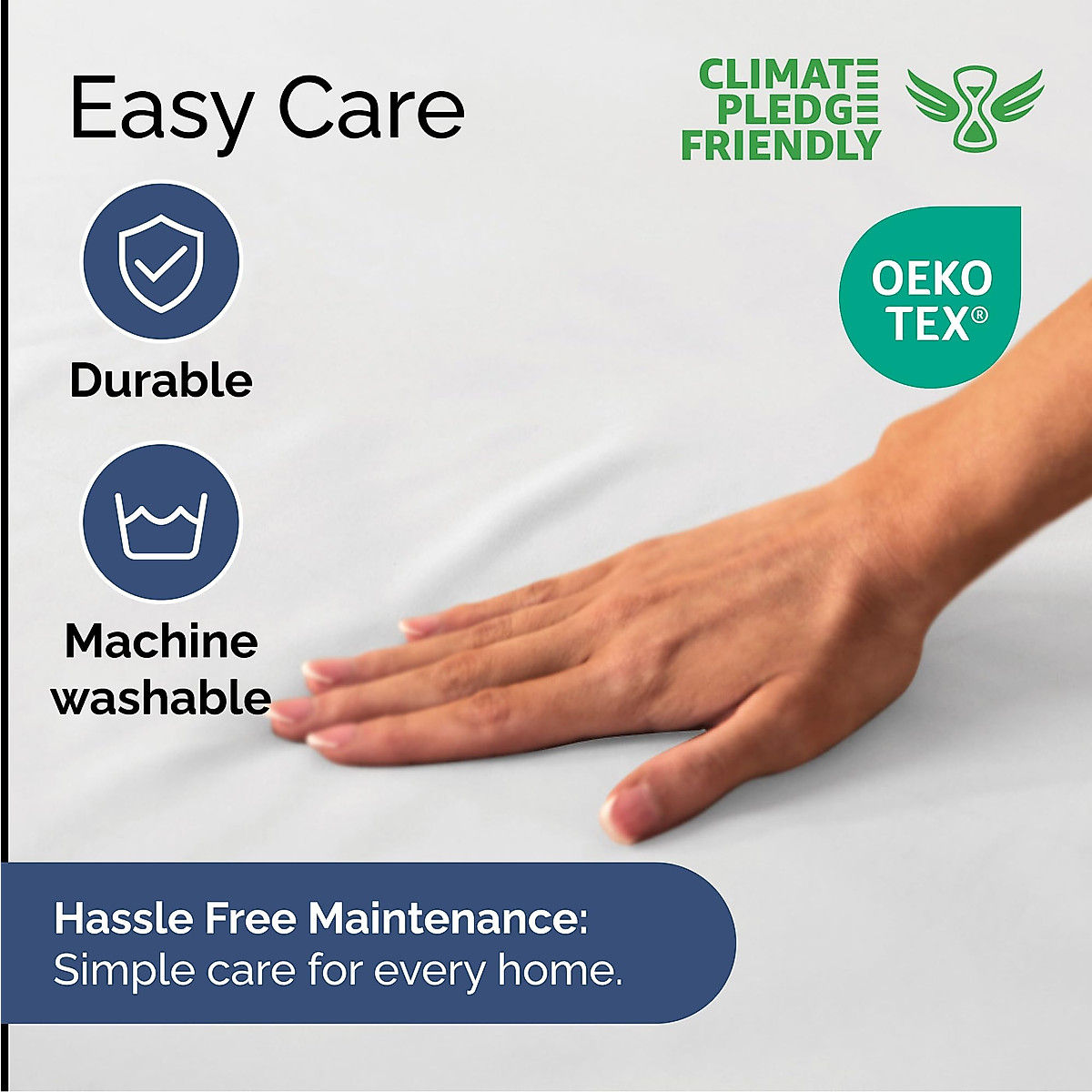 Extra Deep Full Fitted Sheet - Hotel Luxury Single Fitted Sheet Only - Easily Fits 18 inch to 24 inch Mattress - Ultra Soft, Wrinkle Free w/Extra Deep Pockets - Easy-Care, Breathable & Comfy - White