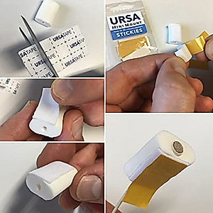 URSA Mini Foamies: Soft Mini Foam Mounts for Wireless Lav Mics. Can be Stuck Directly to The Skin or Costume. Fits SANKEN COS11, DPA 6060, Countryman B6, Sennheiser MKE1 (Pack of 12) (White)